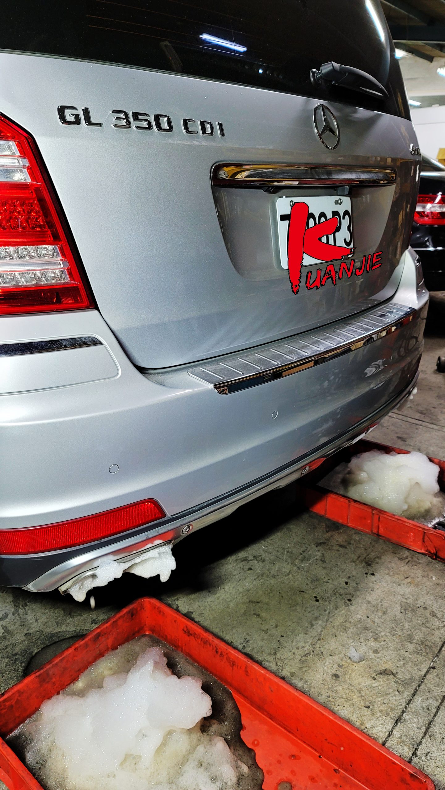 BENZ W164 GL350 DPF積碳清理 DPF阻塞亮燈 排氣管冒黑煙 – 冠傑汽車維修官方網站