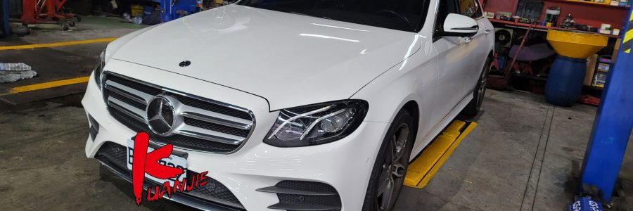 BENZ E300 W213 M264引擎冷卻液漏水和引擎燈亮 – 冠傑汽車維修官方網站
